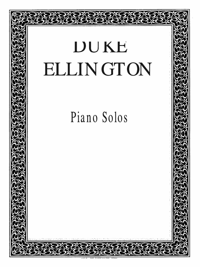 Duke Ellington: Piano Solos | PDF