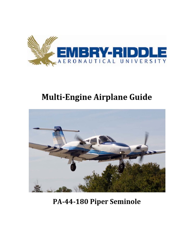 Multi-Engine Guide Piper Seminole | Stall (Fluid Mechanics) | Flight ...