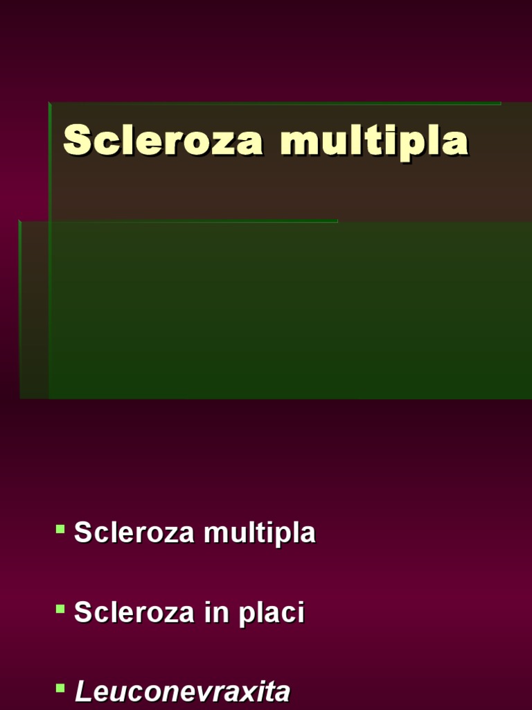 Scleroza Multipla | PDF