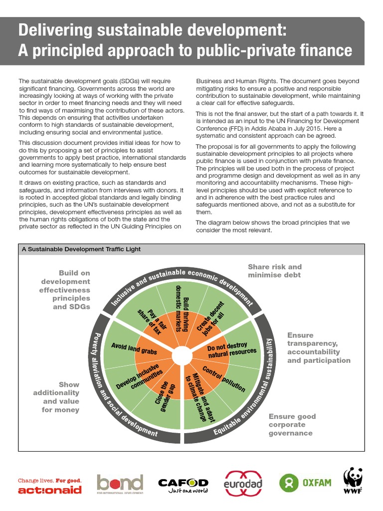 Delivering Sustainable Development: A Principled Approach To Public ...