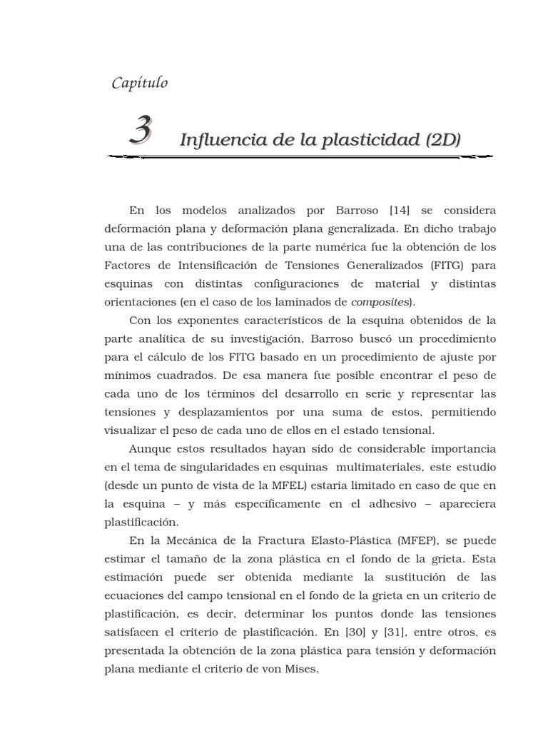 Análisis de Plasticidad en Esquinas Bimateriales | PDF | Plasticidad ...
