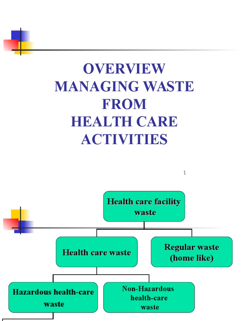 Managing Waste From Health Care Activities | PDF | Incineration | Waste ...