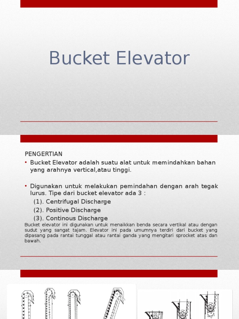 Panduan Bucket Elevator | PDF
