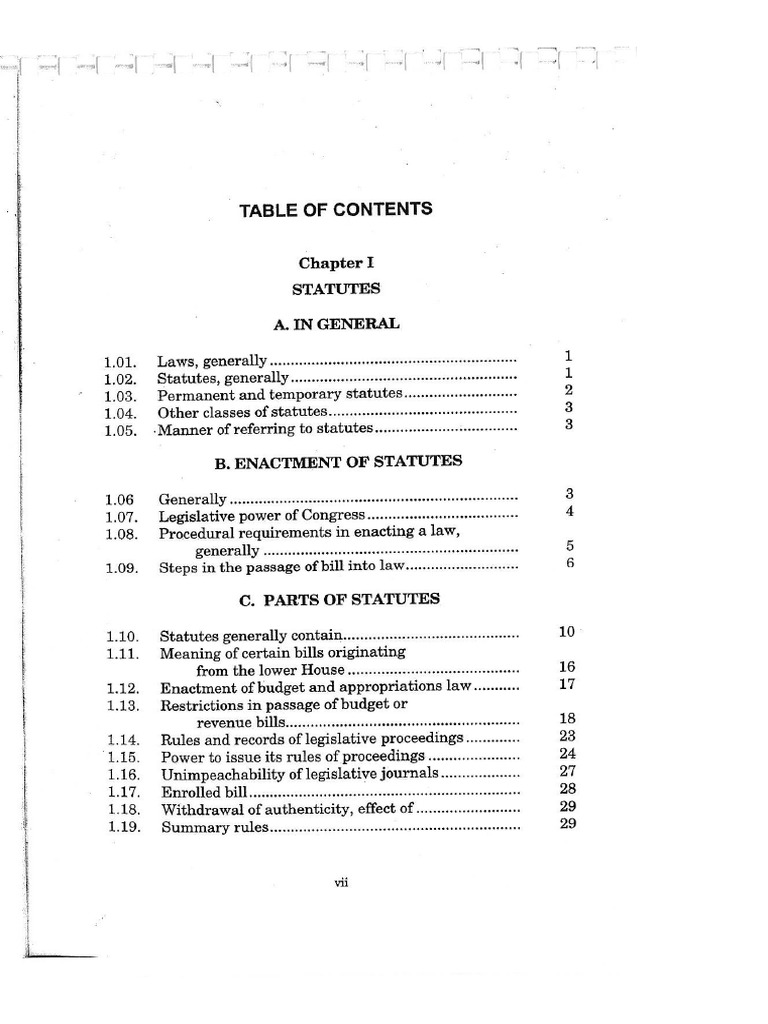 Agpalo Statutory Construction TOC