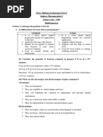 MPSC Drug Inspector Exam Paper | PDF