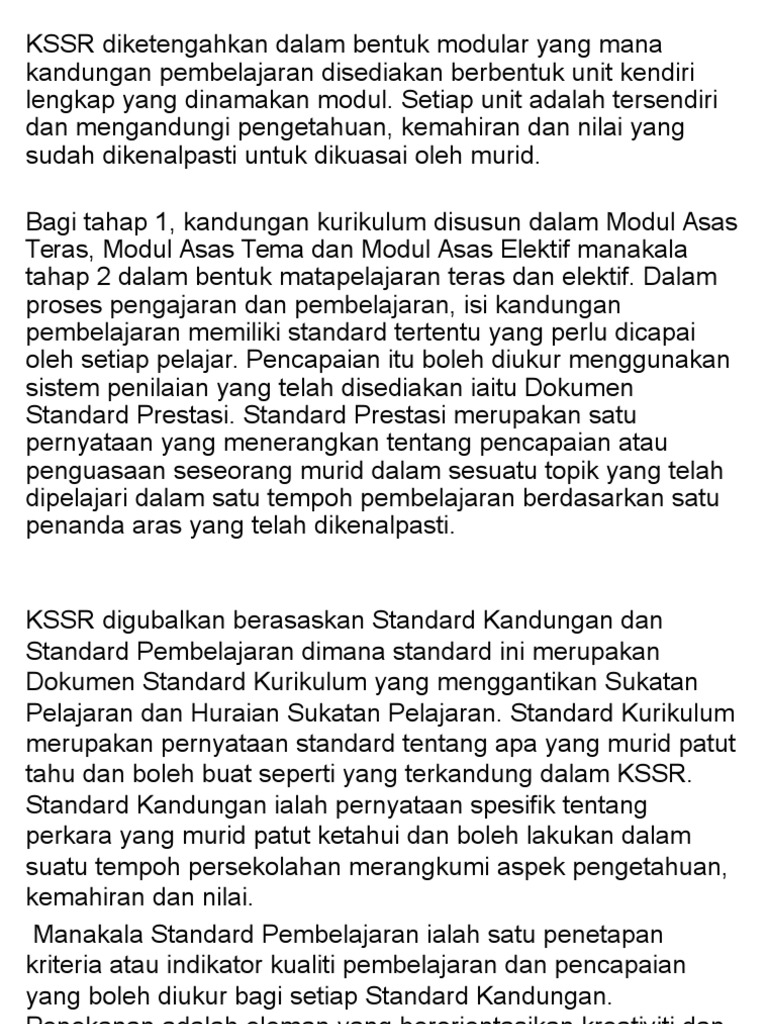 Merungkai Standard | PDF