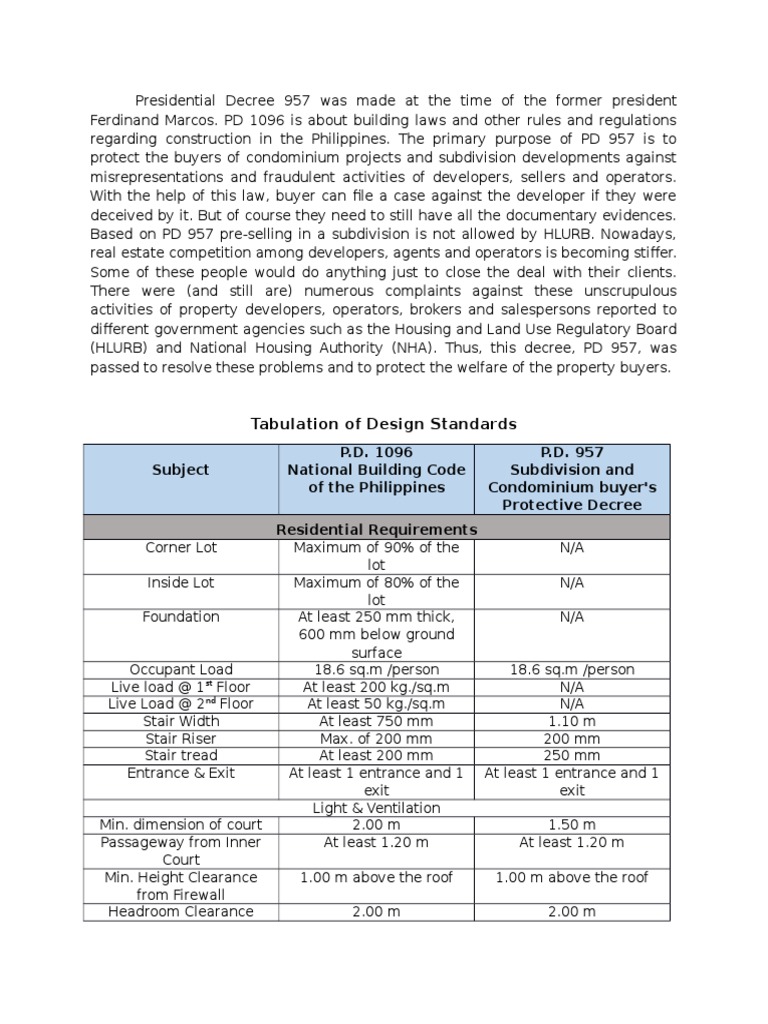 PD957, PD 1096 | PDF | Stairs | Buildings And Structures