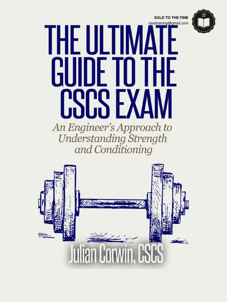 Ultimate Guide To The CSCS Exam | PDF | Glycolysis | Adenosine Triphosphate