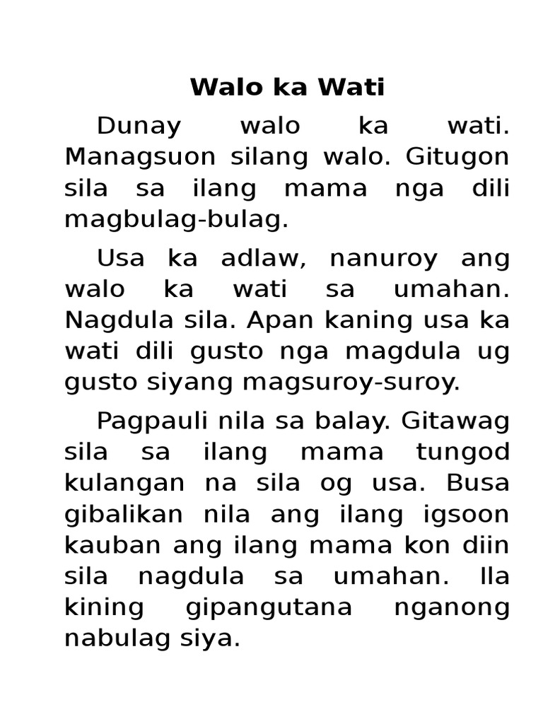 14 Ww... Walo Ka Wati | PDF