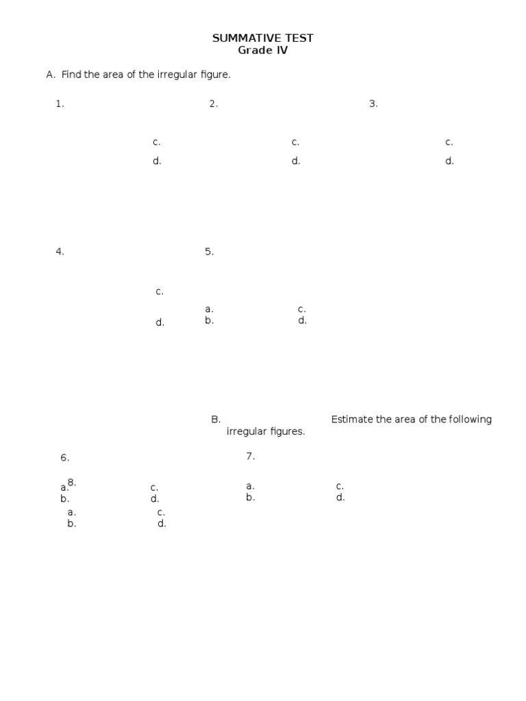Summative Test Part 2 | PDF