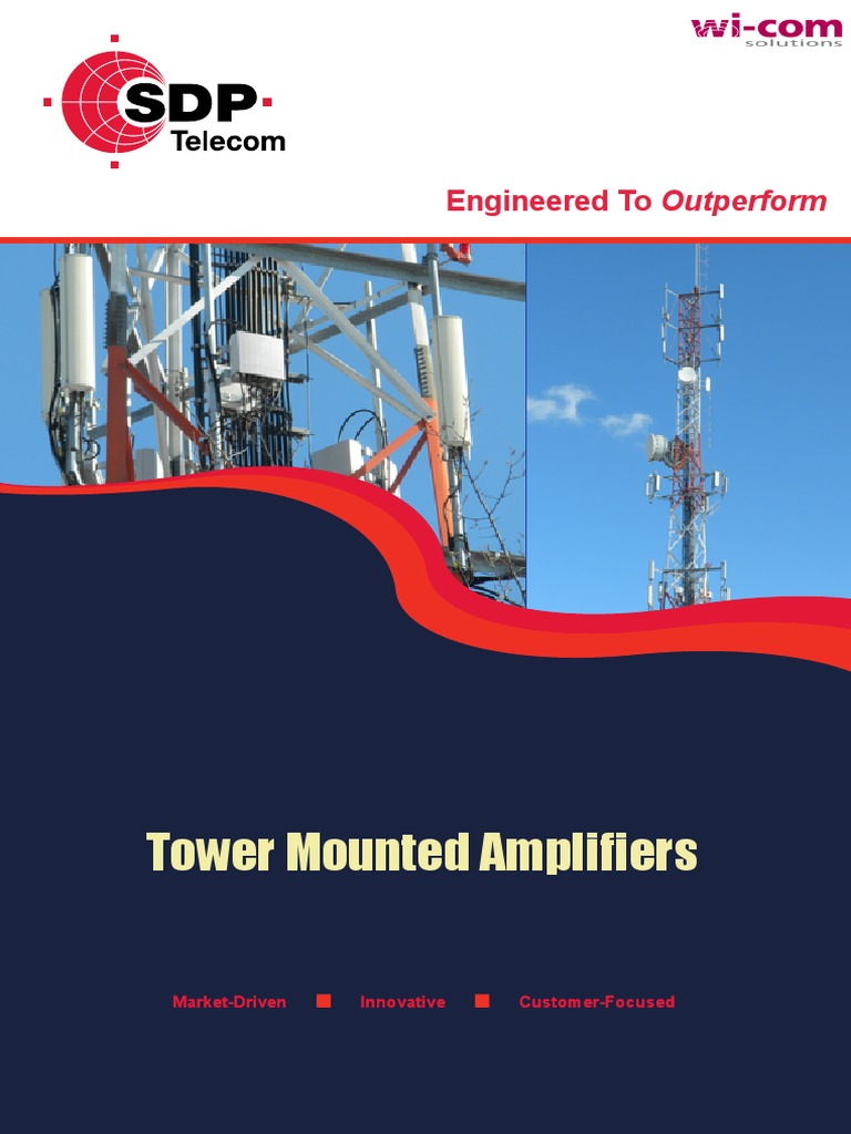 Tower Mounted Amplifier | PDF | Decibel | Electricity