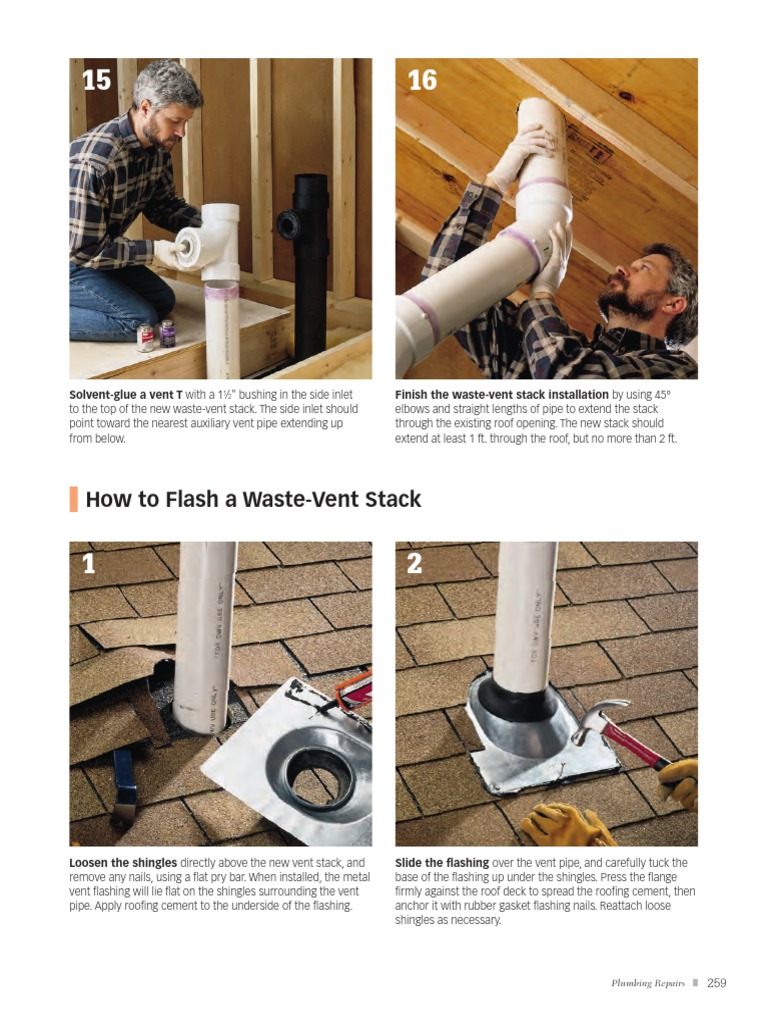 How To Flash A Waste-Vent Stack | PDF