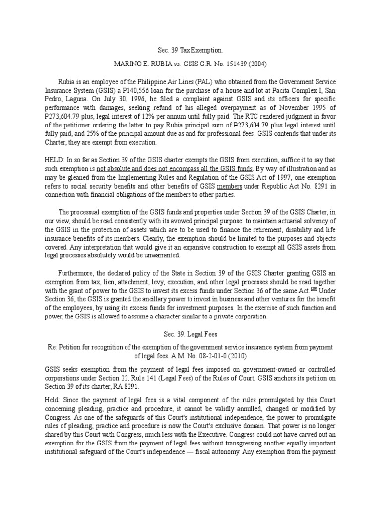 Analysis of Philippine court cases regarding claims for disability and ...