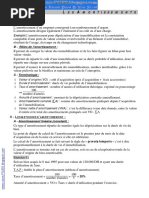 Cours Provision | PDF | Comptabilité | Immobilisations