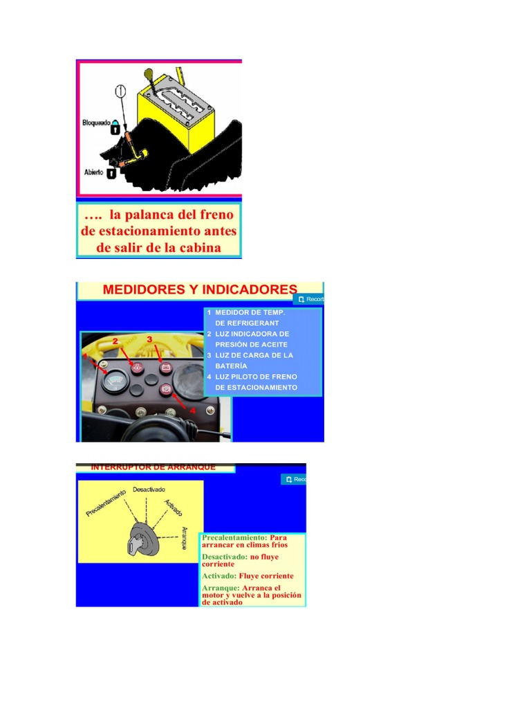 Partes de La Motoniveladora | PDF