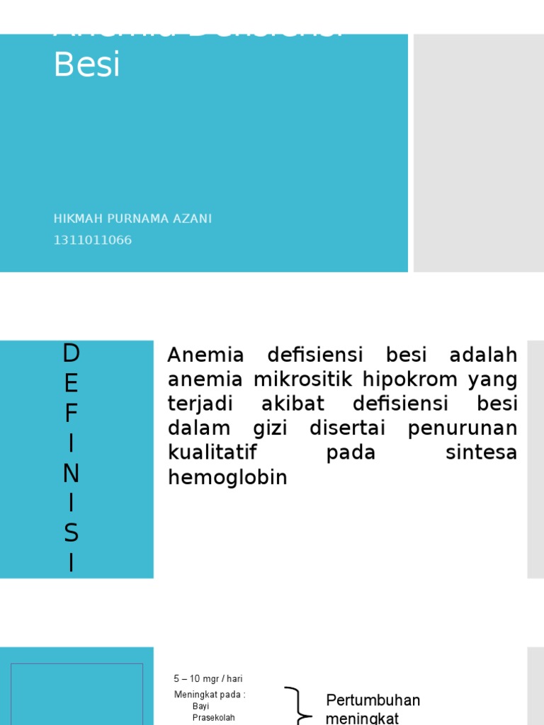 Anemia Defisiensi Besi | PDF