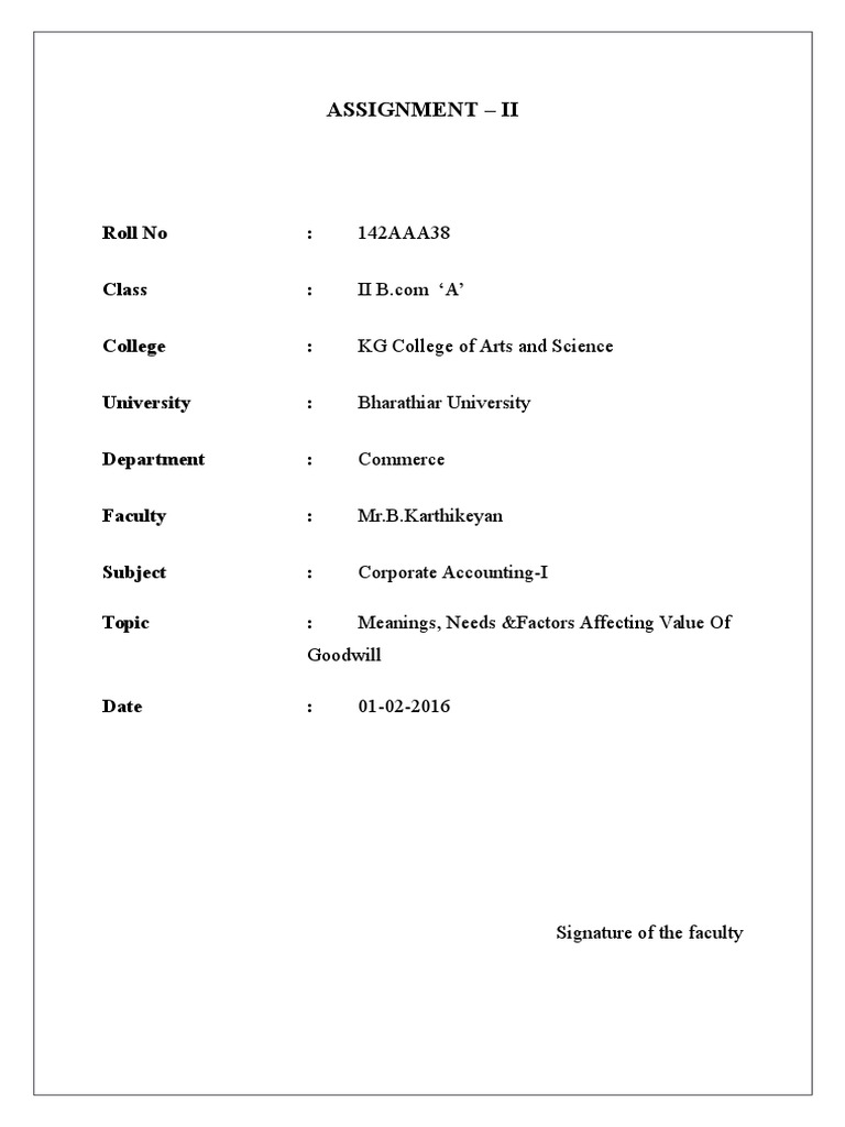 Assignment - Ii: Roll No: Class: College: University: Department ...