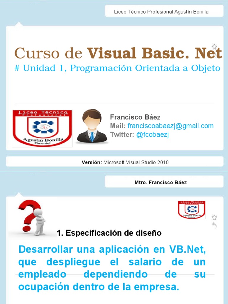 Visual Basic - Net Practica ComboBox | PDF | Microsoft | Desarrollo de ...