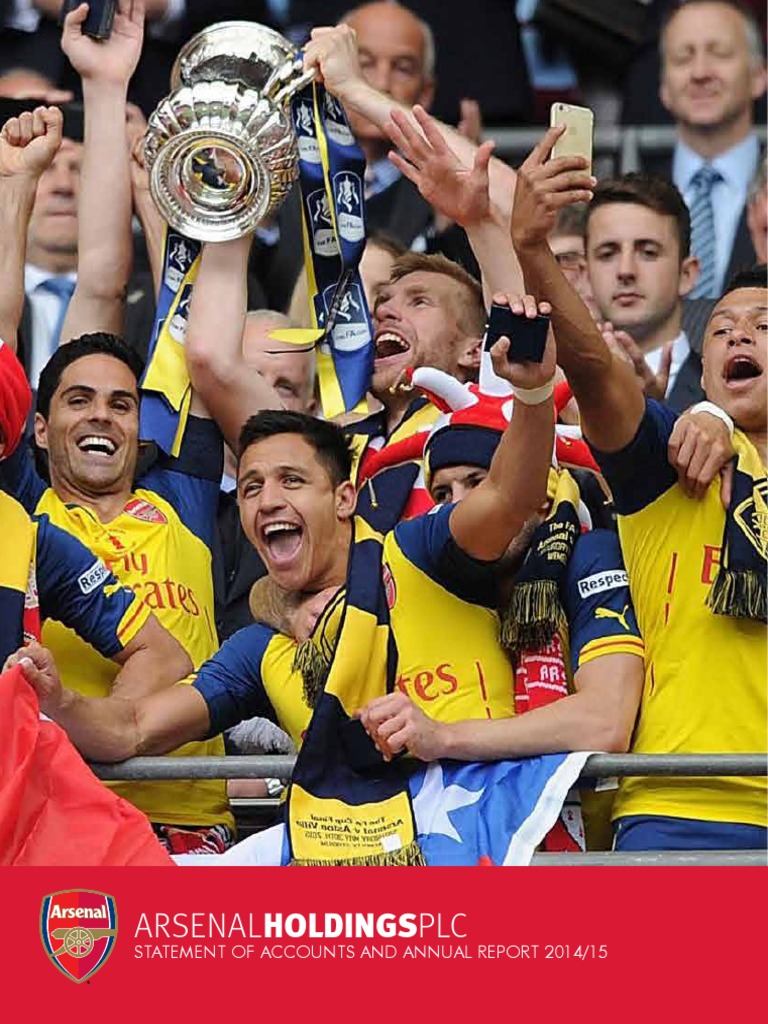 Arsenal Holdings PLC Annual Report 2015 | PDF | Arsenal F.C. | Premier ...