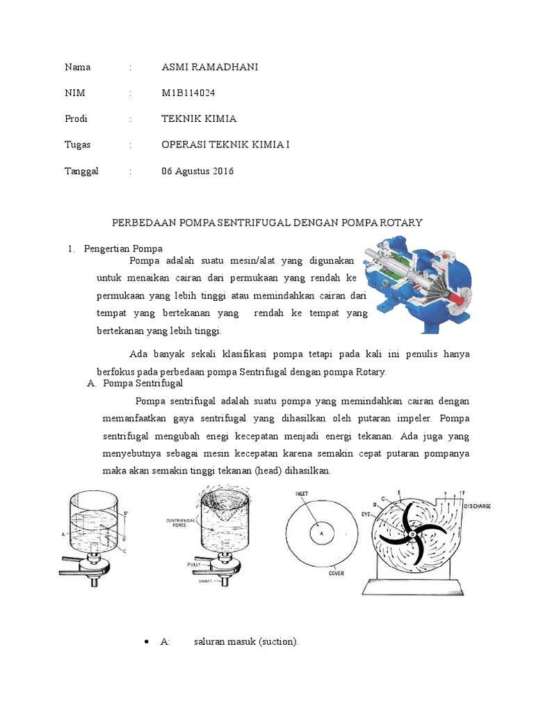 Pompa Sentrifugal Dan Rotary | PDF