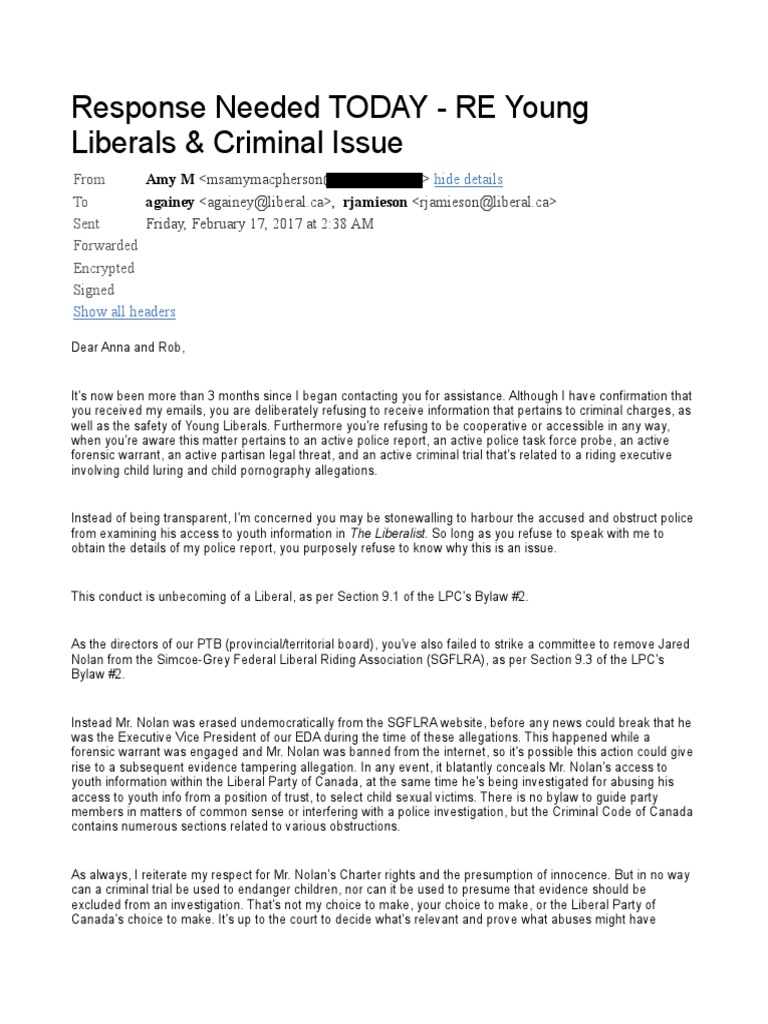 006 Letter to LPC regarding riding association AGM, Jared Nolan and The ...