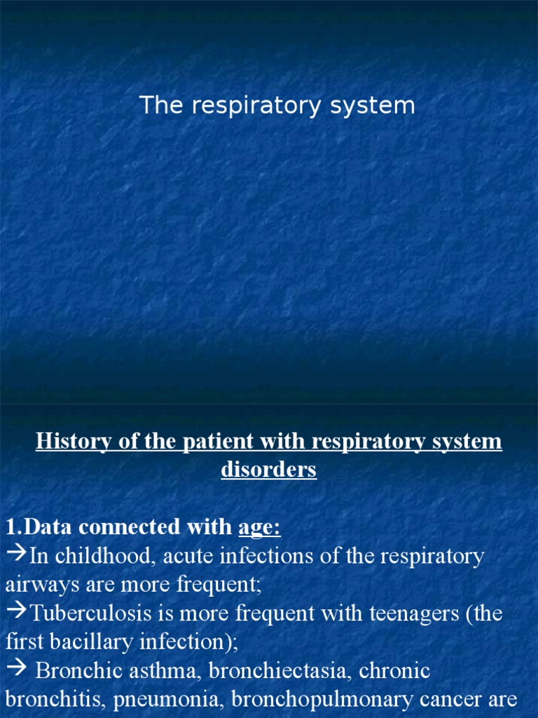 Medical Semiology Respiratory System | PDF | Lung | Cough