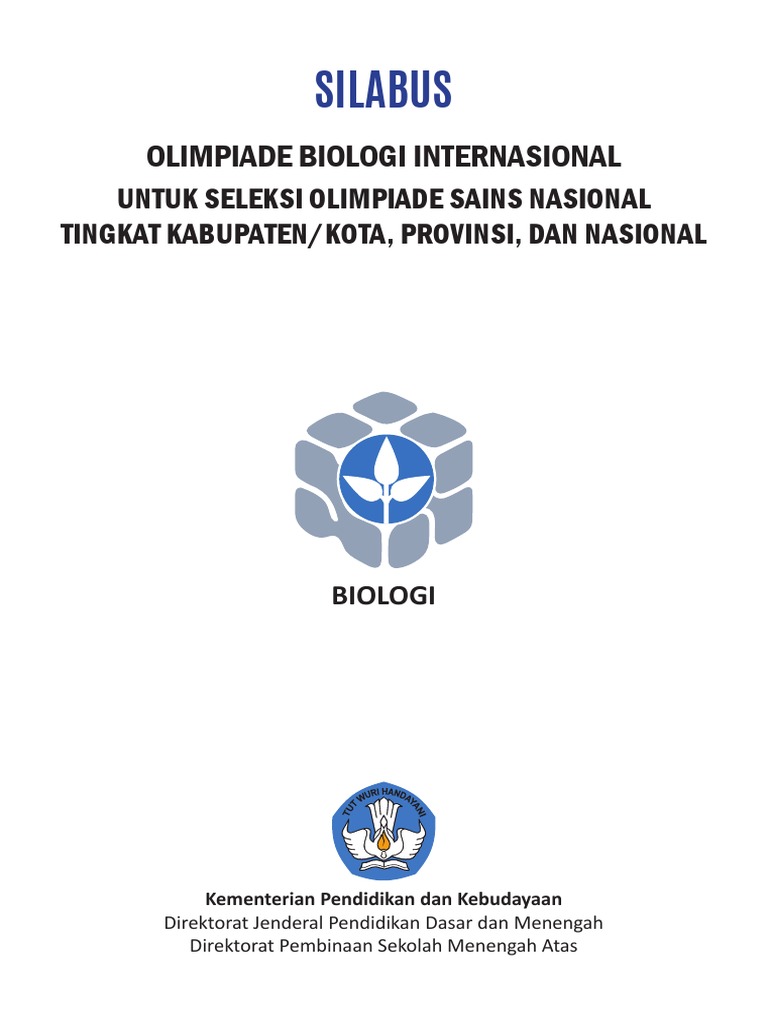 Silabus OSK/OSP/OSN Biologi SMA 2017 | PDF