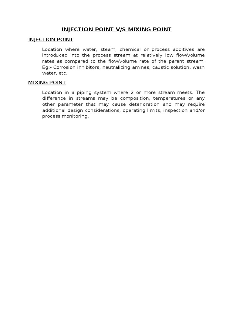 Industrial Process Stream Points | PDF | Chemical Substances | Building ...