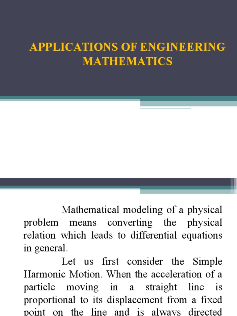 Engineering Math: Applications in Structures, Circuits & More | PDF ...