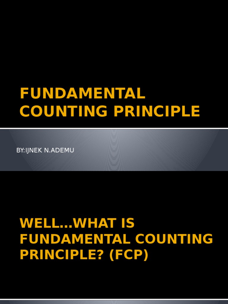 Fundamental Counting Principle | PDF | Combinatorics | Necktie
