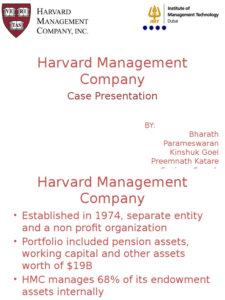 Harvard Management Company | Download Free PDF | Asset Allocation ...