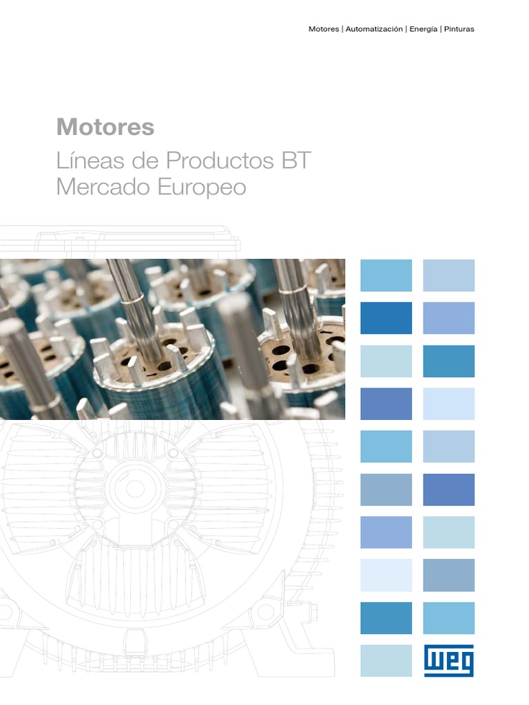 WEG Motores Lineas de Productos Baja Tension Mercado Europeo 265 ...