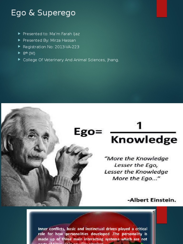Understanding Ego and Superego Concepts | PDF