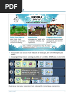 Getting Started With Kodu | PDF