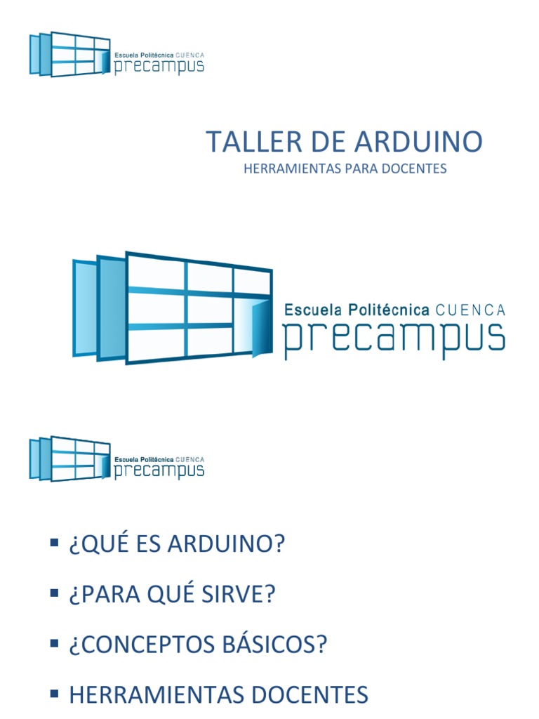 Presentación ARDUINO PreCampus | PDF | Arduino | Informática