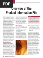 Product Information File | PDF | Cosmetics | Regulatory Compliance