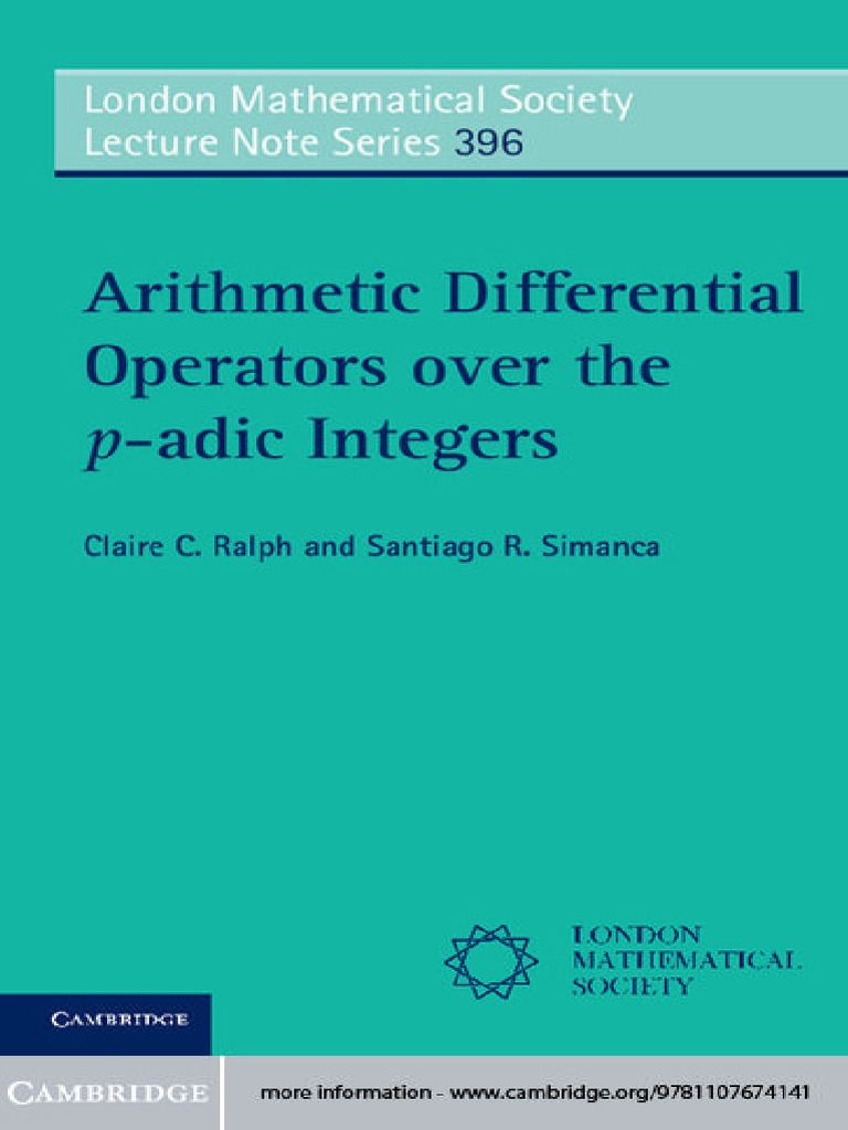London Mathematical Society Lecture Note Series Claire C Ralph
