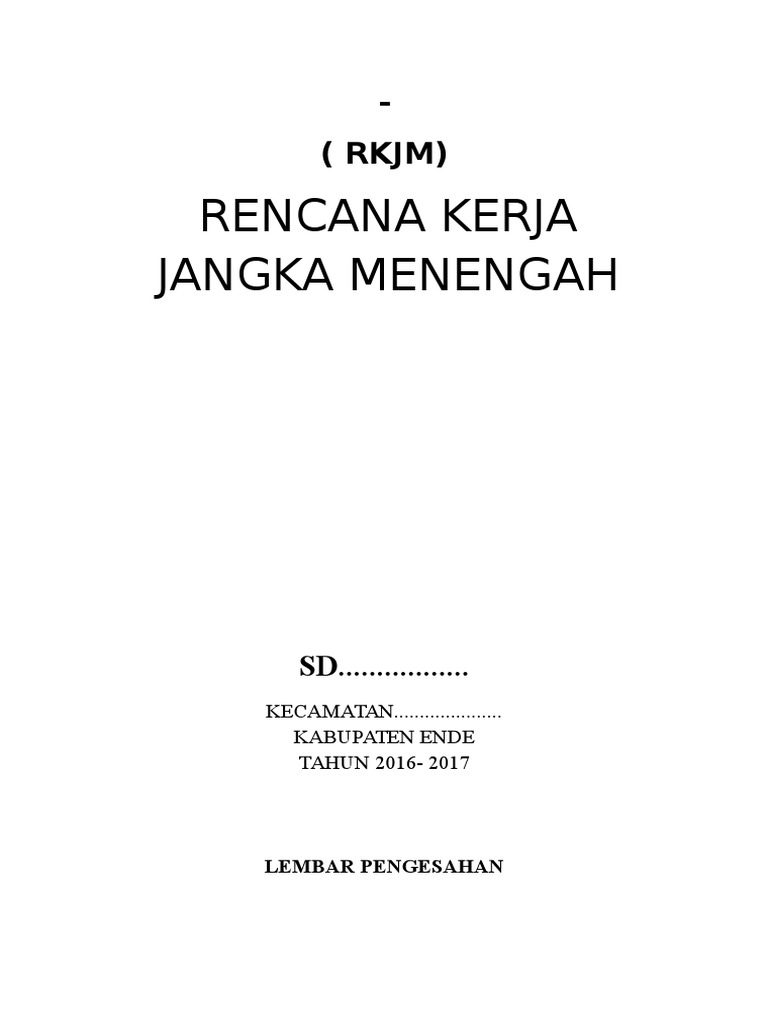Contoh RKJM | PDF