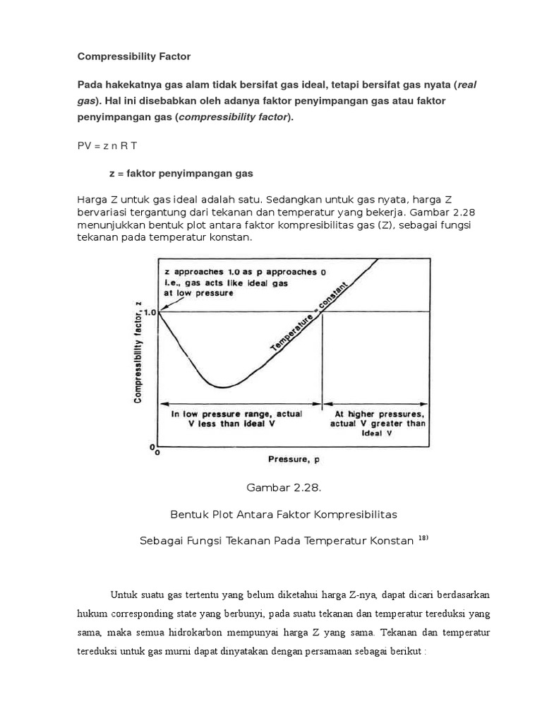 Compressibility Factor | PDF