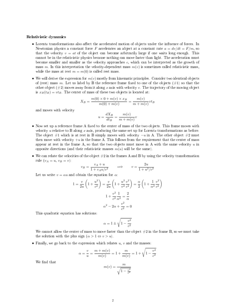 Relativity 2 | PDF | Black Hole | Special Relativity