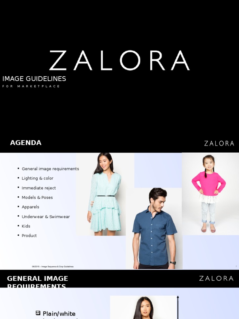 Zalora - 02 - Image Guidelines | PDF | Lingerie | Clothing
