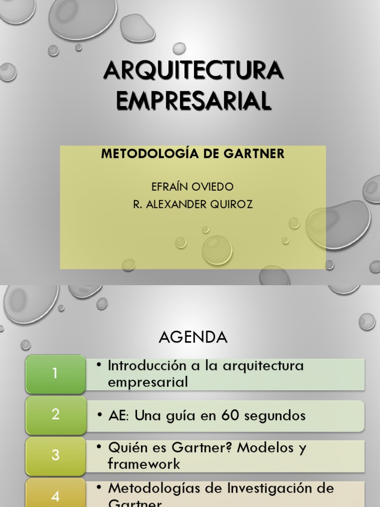 Gartner Enterprise Architecture | Arquitectura orientada a Servicios ...