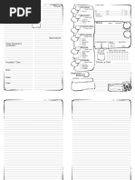 DnD 5e Session Notes Sheet Form Fillable | PDF | Dungeons & Dragons ...