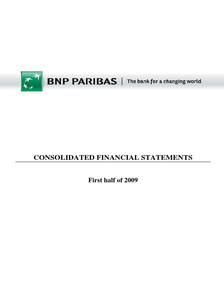 Financial-Statements BNP Consolidated | PDF | International Financial ...