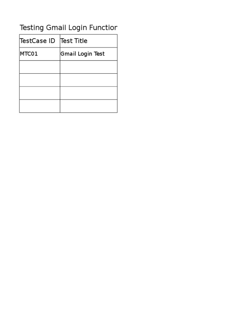 Gmail TestCase | PDF | Career & Growth
