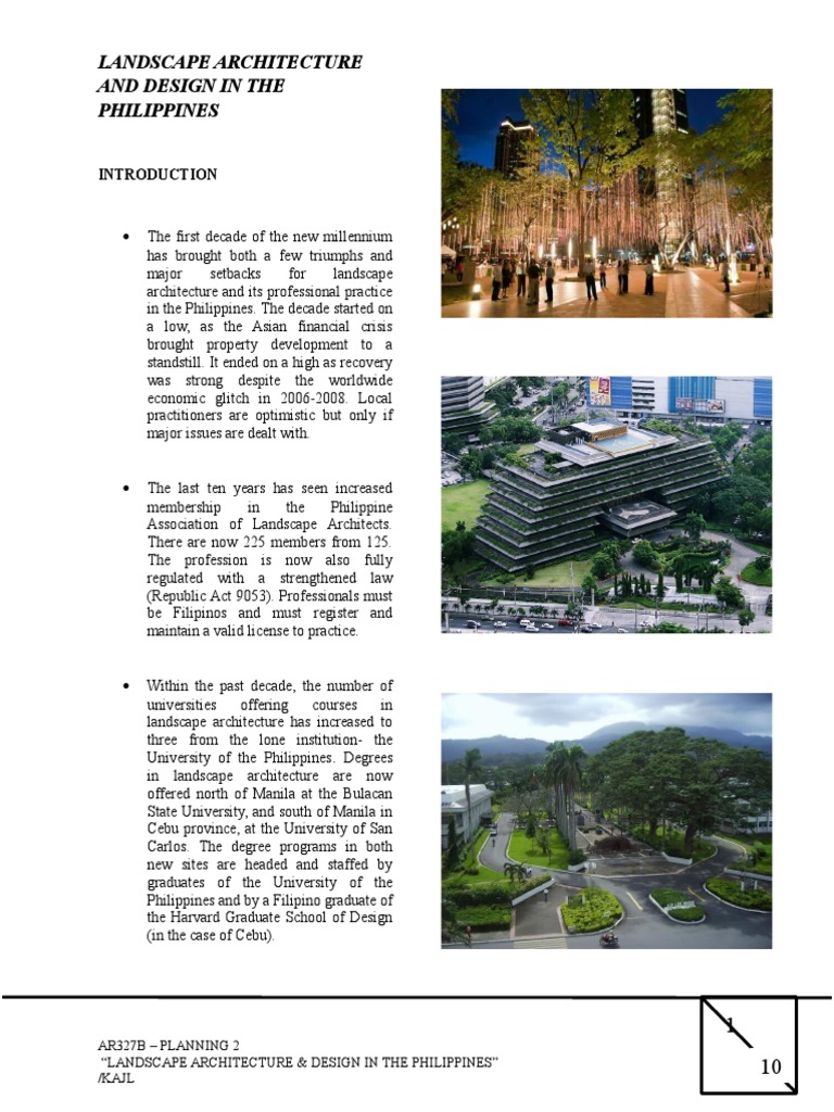 Philippines Landscape | Landscape Architecture | Sustainability