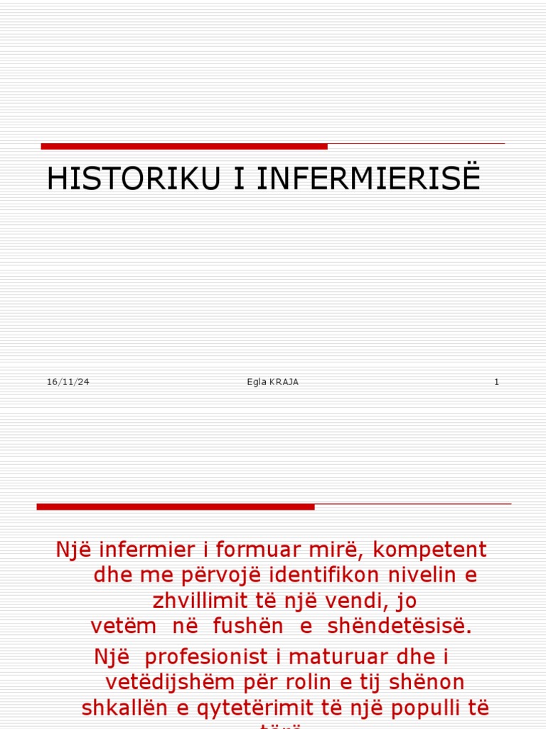 Historiku I Infermierisë. | PDF