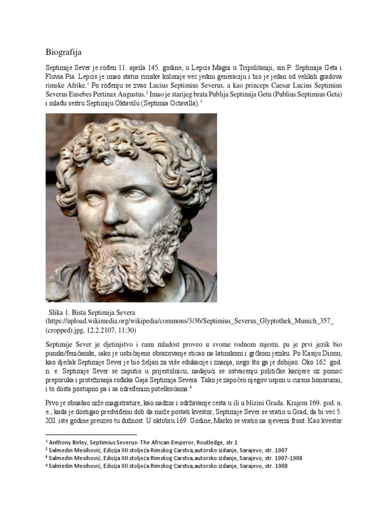 Vojne Reforme Septimija Severa (Seminarski Rad) | PDF