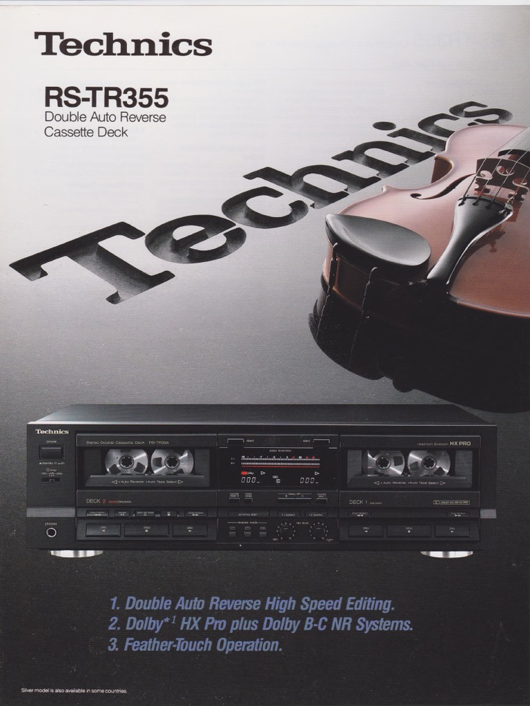 Technics RS-TR355 | PDF