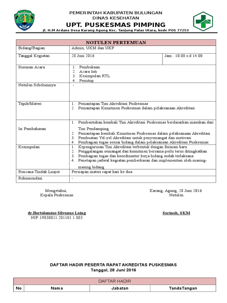 CONTOH NOTULEN PERTEMUAN.docx